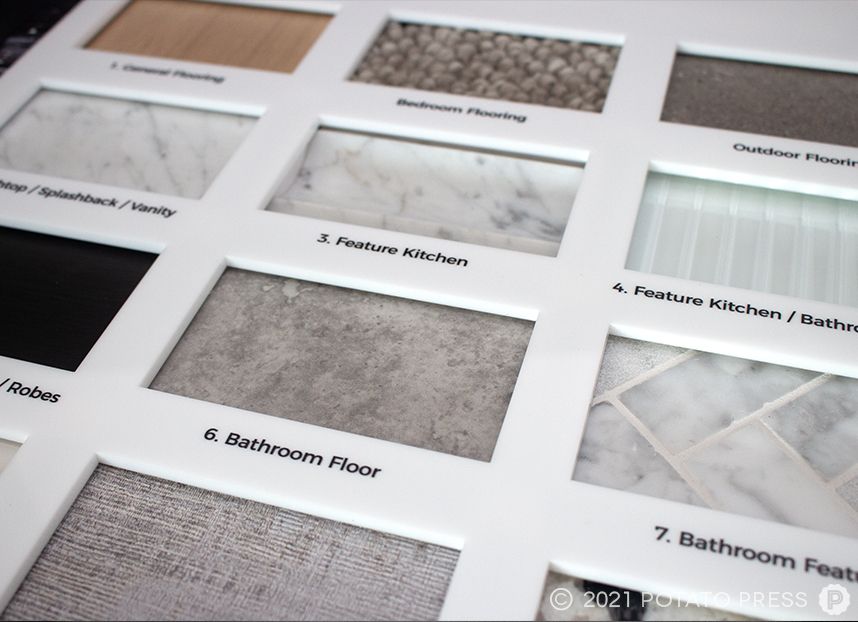 Hyecorp - The Penthouse Collection Samples Board - Potato Press